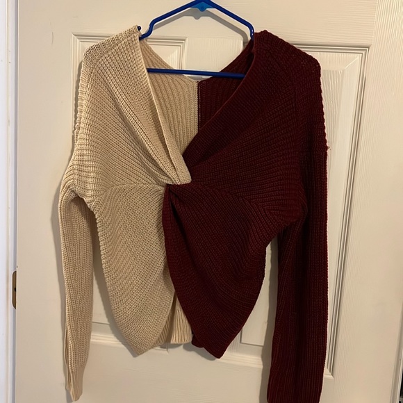 NOBO | Sweaters | Sweater Duel Color | Poshmark